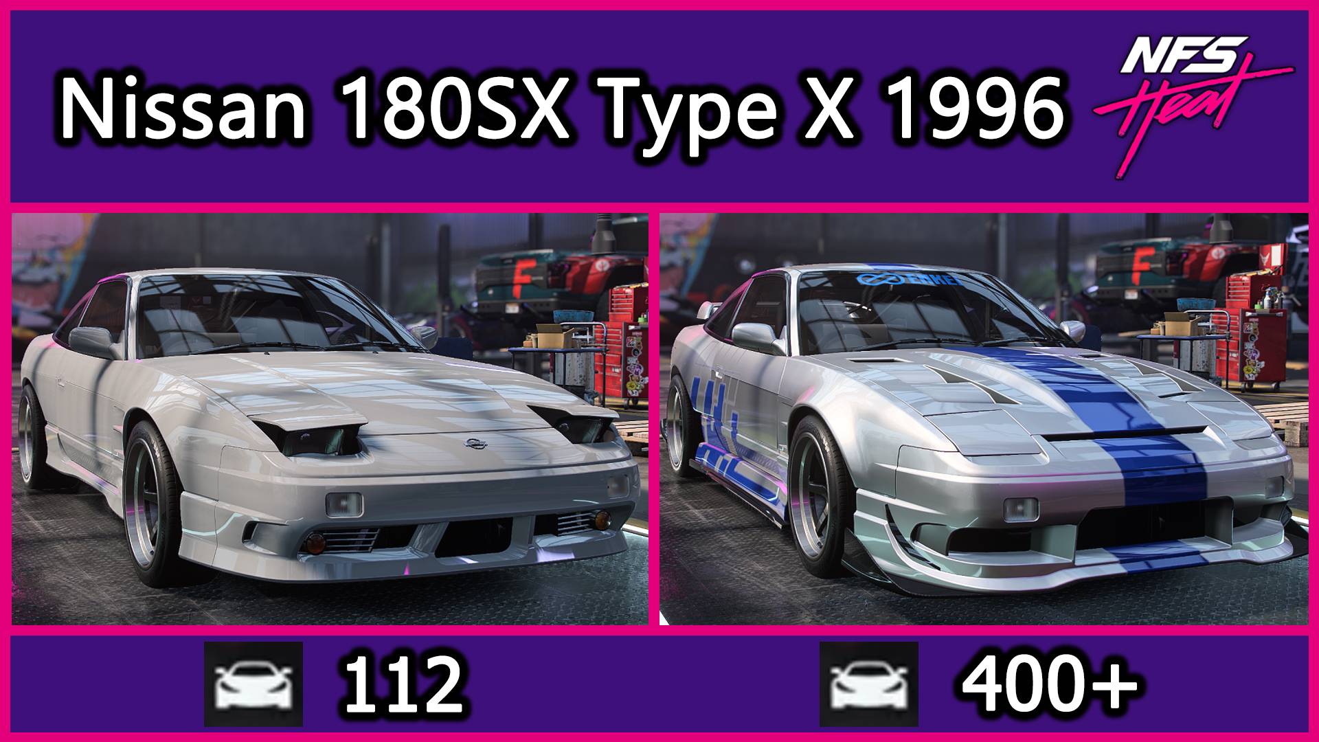 Nissan 180SX Type X 1996 | NFS Heat |