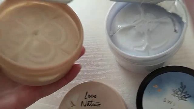 Сравниваю крем-масло для тела Swedish Spa (34025) и крем для тела Love Nature (42991) Орифлэйм