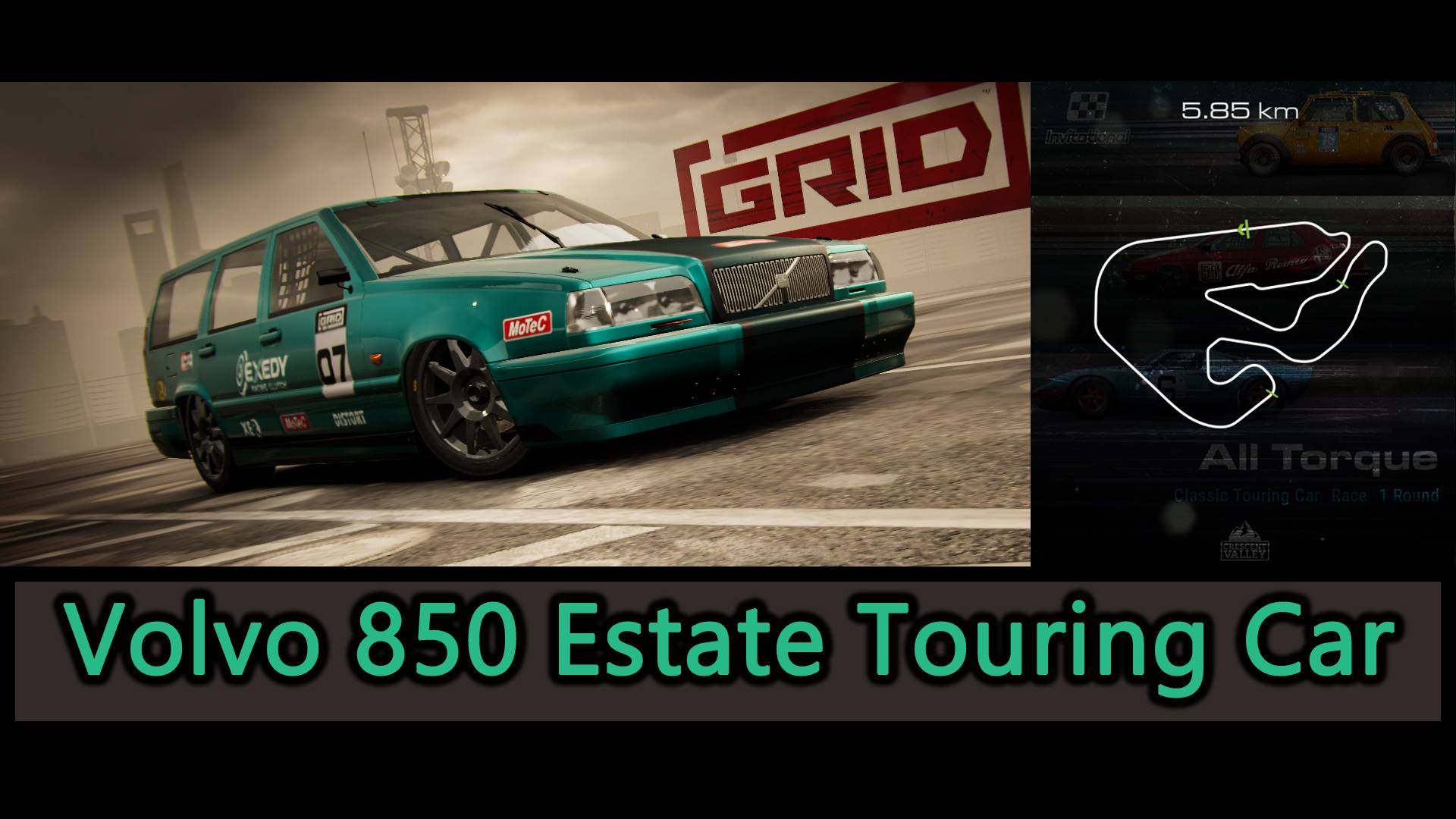 Volvo 850 Estate Touring Car | GRID 2019 |