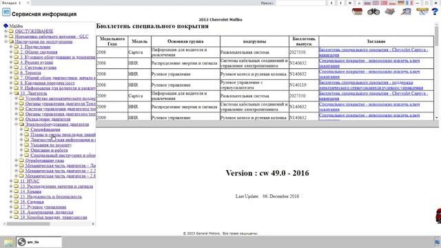 Где найти информацию по ремонту на Chevrolet Malibu (электросхемы, руководства по ремонту)