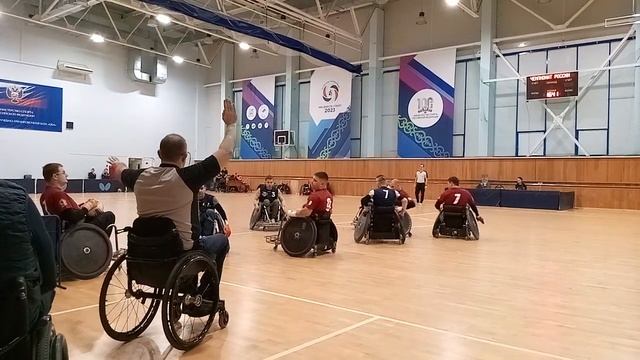 Регби на колясках. Крым - Легион. 1-тайм. 25.10.2023.