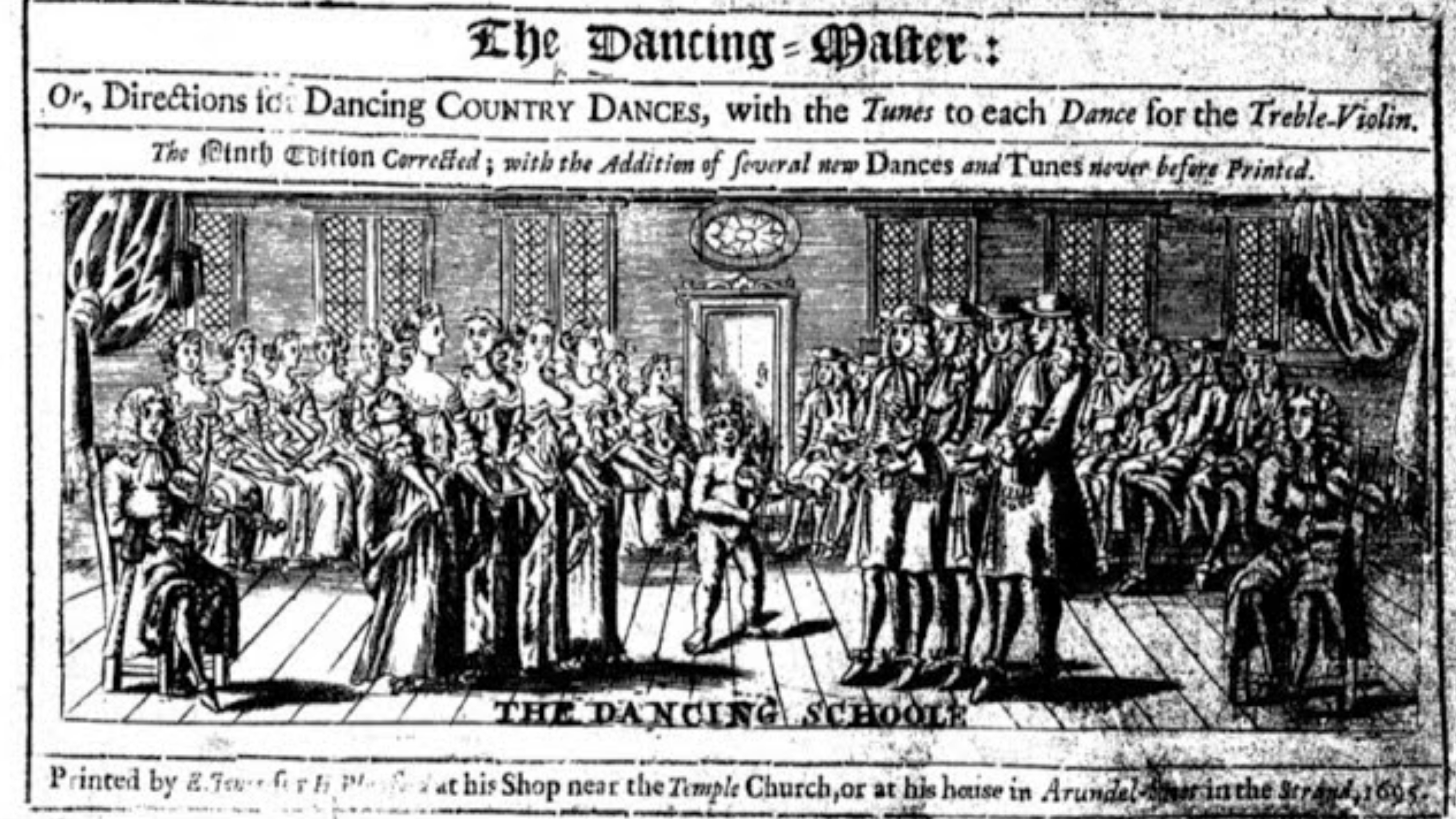 Mr. Beveridge's Magot",  The Dancing Master, 1695.