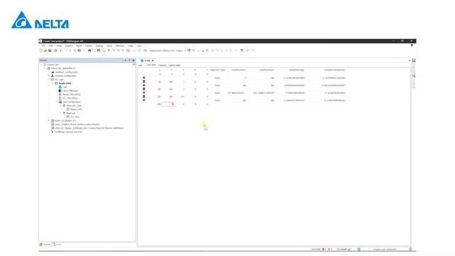 Delta PLC AX 308E Series Tutorial (20) - How to Create the E-cam Profile