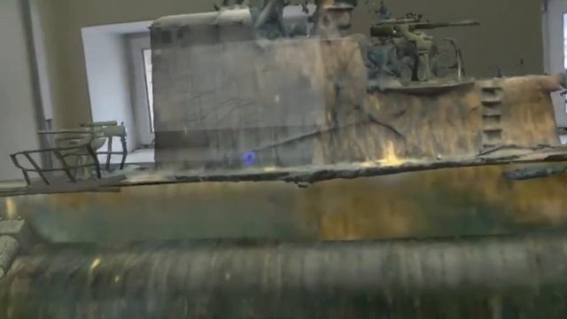 AR-визуализация субмарины в музее судового и промышленного оборудования
