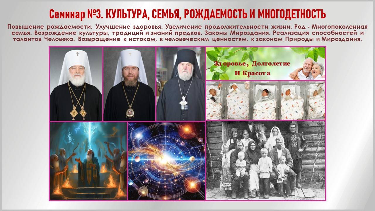 Многодетное поселение. Ярославль. Семинар №3. Культура, семья, рождаемость, многодетность. Часть 2