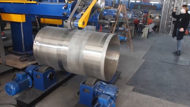 Стенд для шлифовки обечаек