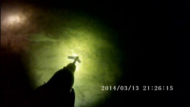 Подводная охота в ЛО. Как я мазал по карасям 13 03 14