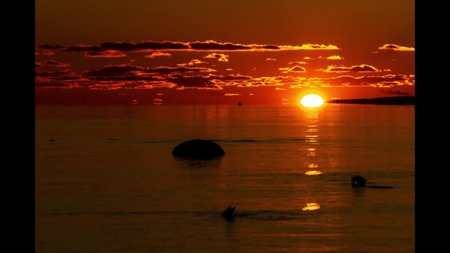 Закат. Финский залив