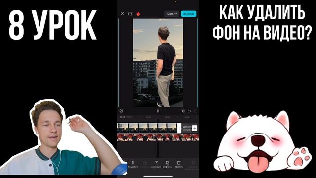 Как удалить фон на видео? как удалить фон в capcut?