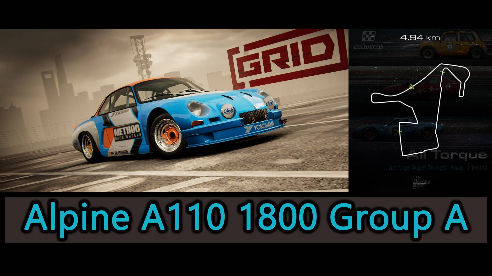 Alpine A110 1800 Group A | GRID 2019 |