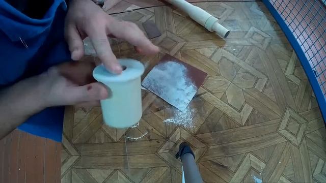 Изготовление немецкой гранаты Stielhandgranate М24 - Making a German grenade from wood