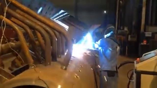 Приварка патрубков