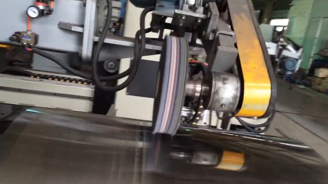 Установка для шлифовки днищ и обечаек