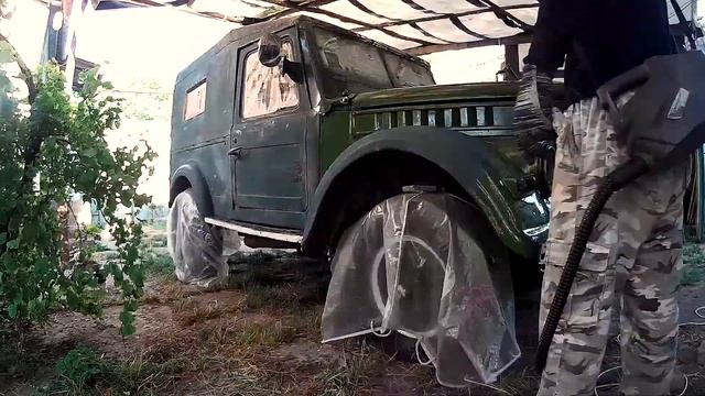 Покраска ГАЗ-69