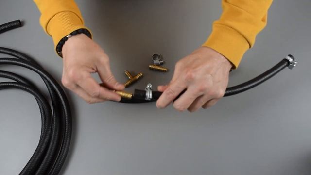 Штукатурка хоппер ковшом. Универсальный способ подключения к компрессору. Способ №3