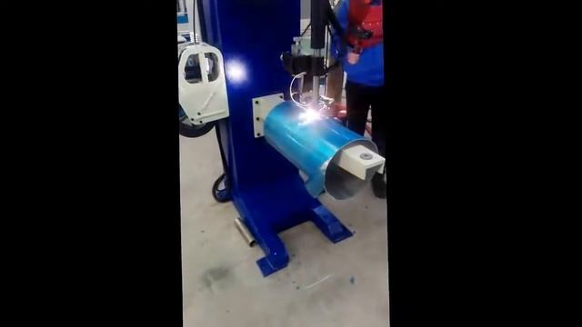 Приварка патрубка к ресиверу