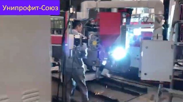 Сварка трубного узла двойной проволокой (ращеплённой дугой)