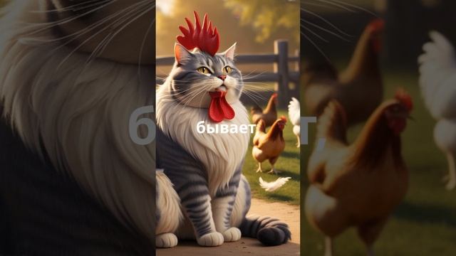 Котопетух- Утренний будильник. #Котопетух #УтреннийБудильник #СмешныеМоменты #Коты #Петухи