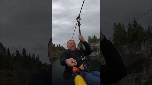 Отец Василий над Мраморным каньоном.