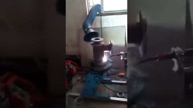 Сварка фланца