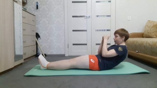 ЛФК. Пресс, от простого к сложному. Часть 8.