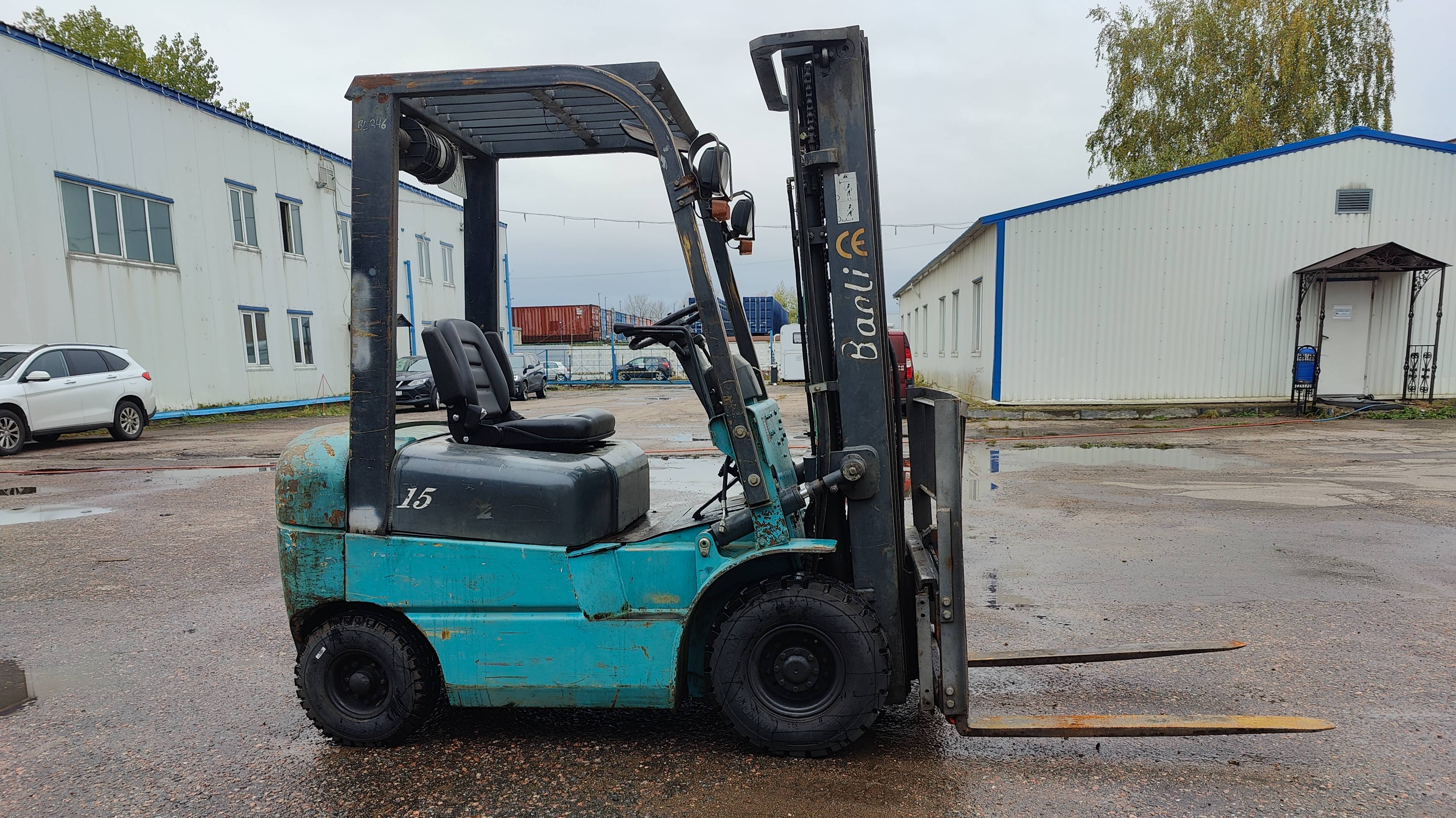 Дизельный погрузчик BAOLI CPCD15 c японским двигателем  4,7 м боковое смещение