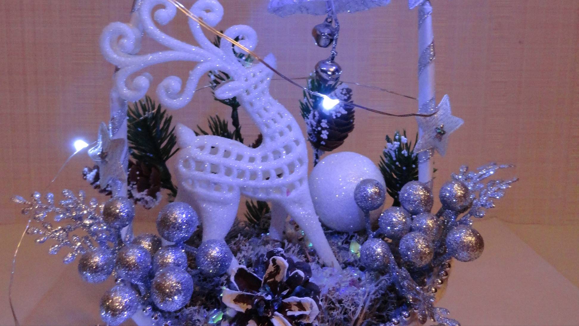 Новогодняя композиция " Лесная сказка "