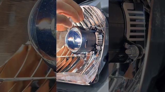Установка Bi-Led линз MTF на Toyota