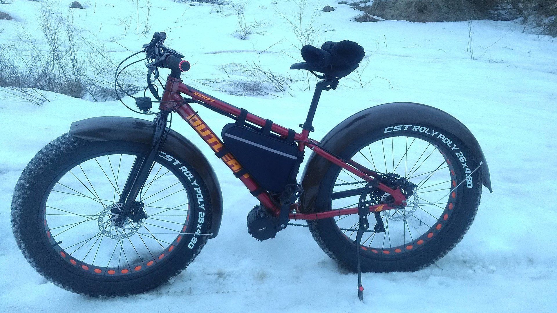 Проект 2.0 часть четвертая - зимние ходовые испытания, замер дальности хода.