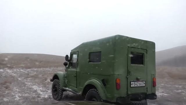 В зимней степи