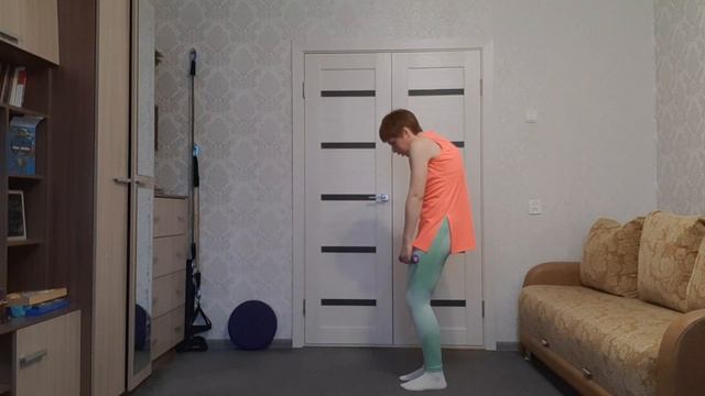 ЛФК.  Гимнастика при остеохондрозе №14.  Запись онлайн занятия.