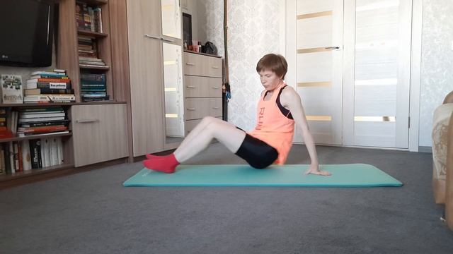 Мини - комплекс при остеохондрозе, лёжа на боку.