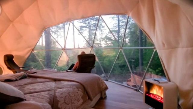 Геокупала Сфера Глэмпинг_ АюсолютМаш