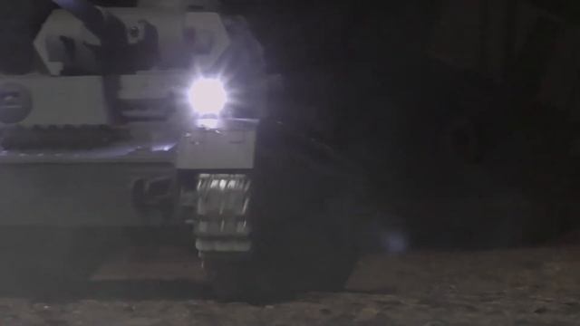 Panzerkampfwagen IV Ausf.F2.Sd.Kfz. first trip at night
