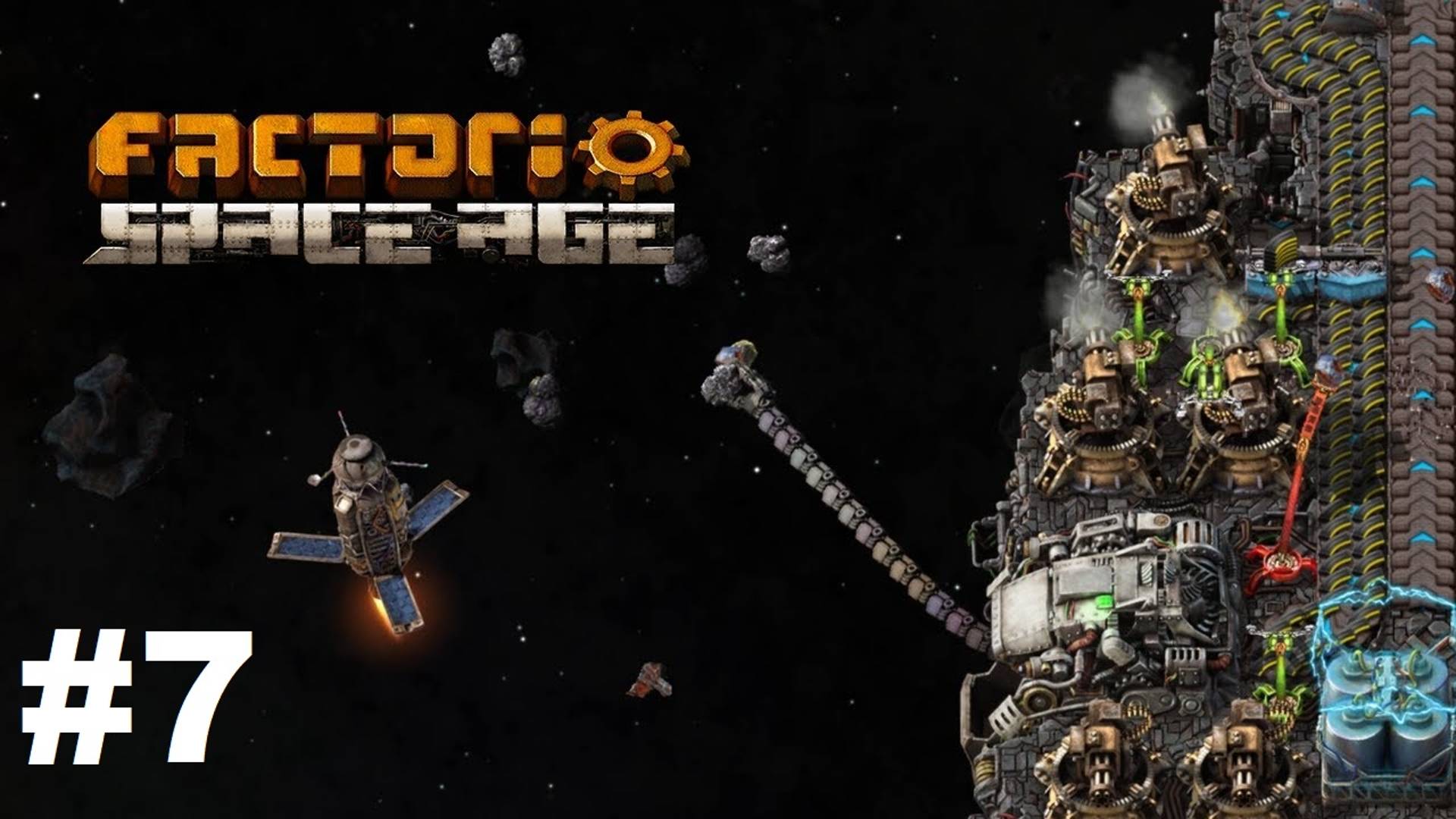 Factorio Space Age #07 - Наконец то!! первый ДРОН!!! (Прохождение)