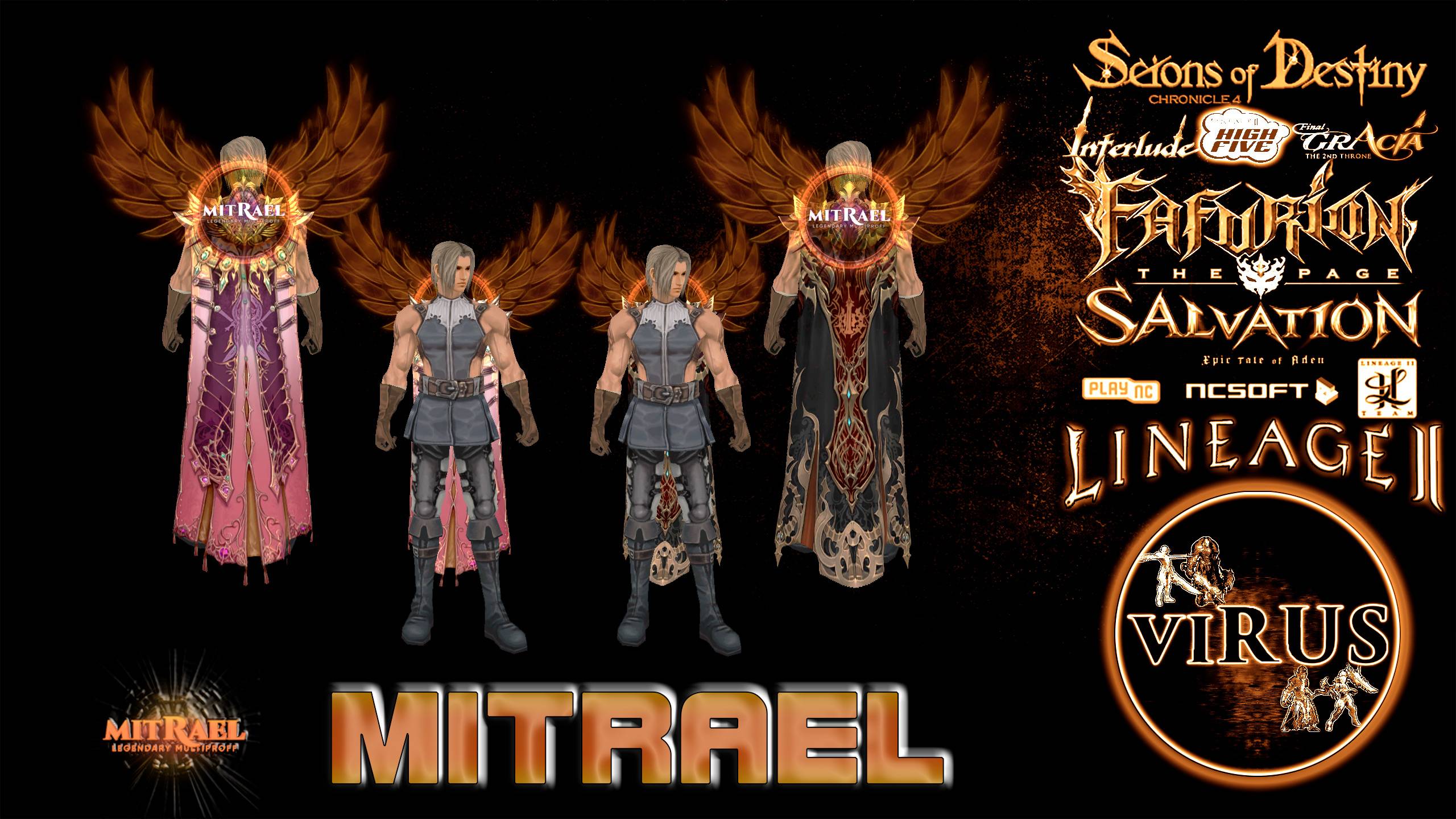 Cloak Set for MitRael. LINEAGE II-Multiproff Server ◄√i®uS►