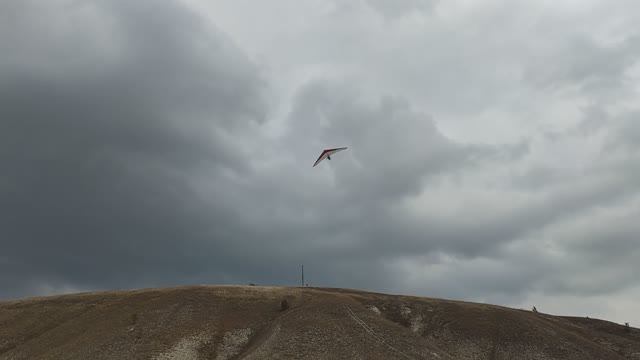 Дельтаплан УТ-Градиент, планирующий полёт . Воронеж, Сасовка. 19.10.23