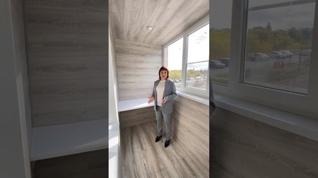 Сделали зоны для работы и хранения на балконе! Отзыв нашего клиента.