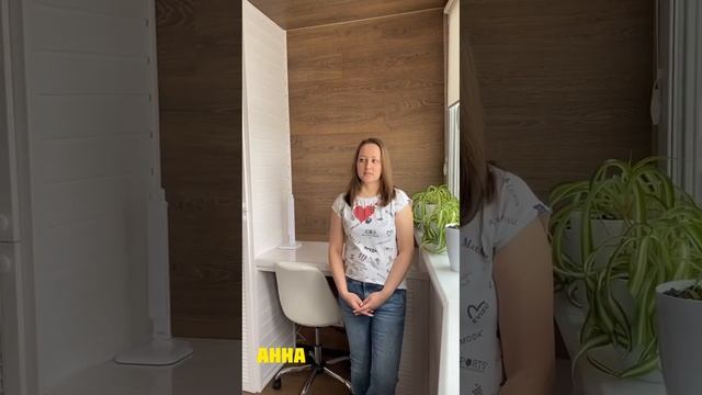 Сделали красивый ремонт на балконе и встроенную мебель ручной работы! Краснодар