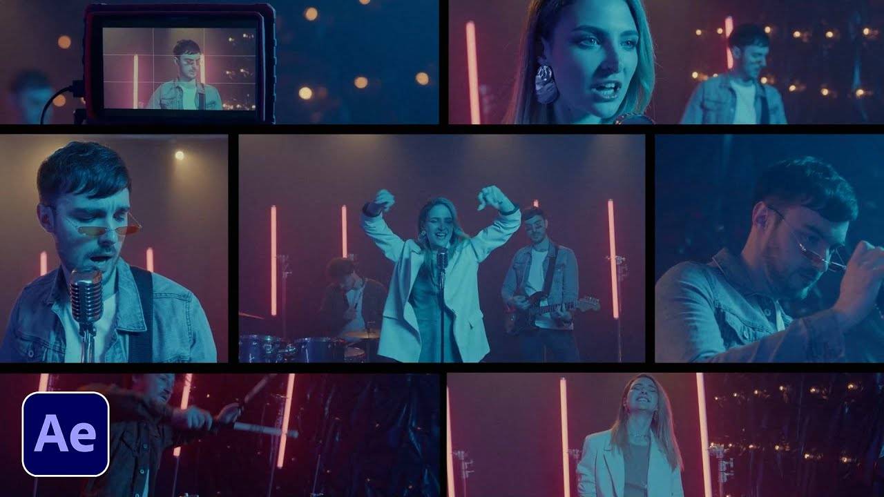 Создайте динамический видеоэффект с разделенным экраном в After Effects _ Учебное пособие