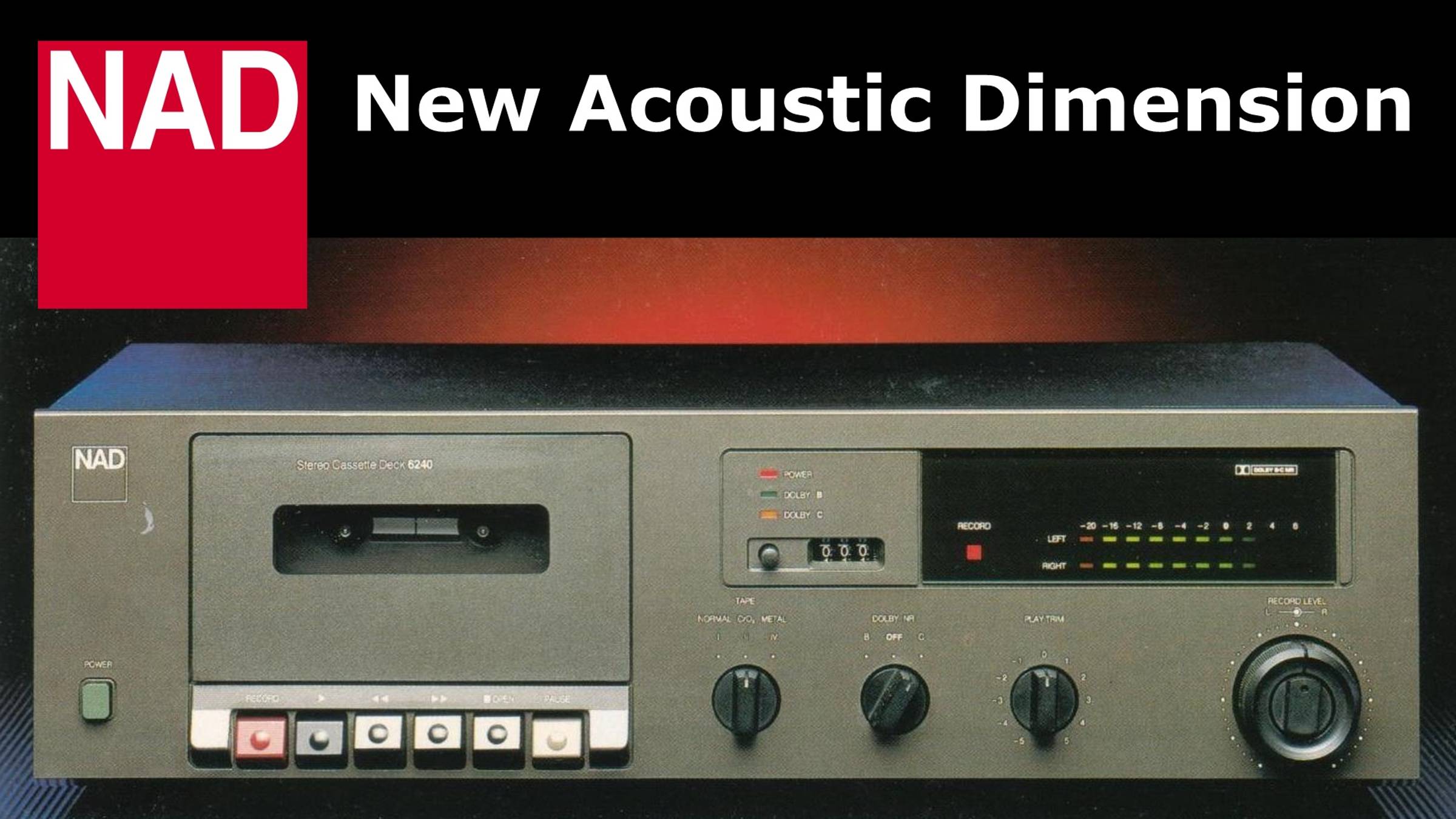 NAD (New Acoustic Dimension). HI-FI 1986 год