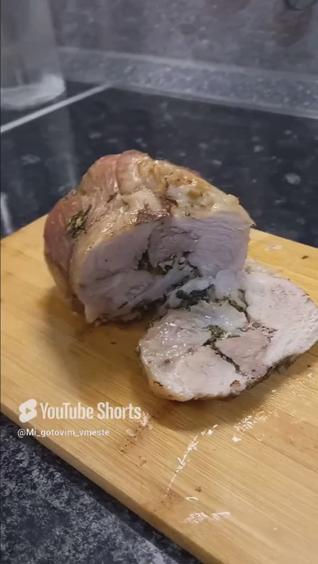 Свиной рулет//свинина в духовке//и в пир, и в мир.