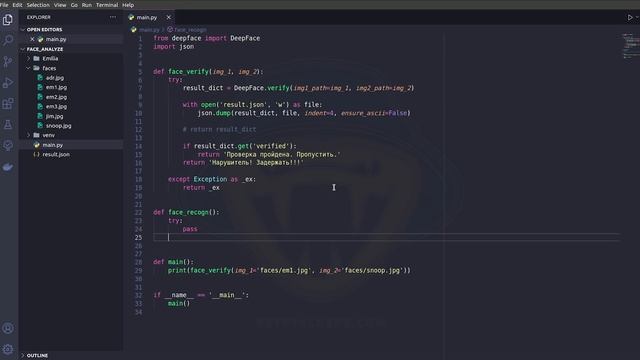 Распознавание лиц на Python | Определение возраста, эмоций и расы по фотографии лица