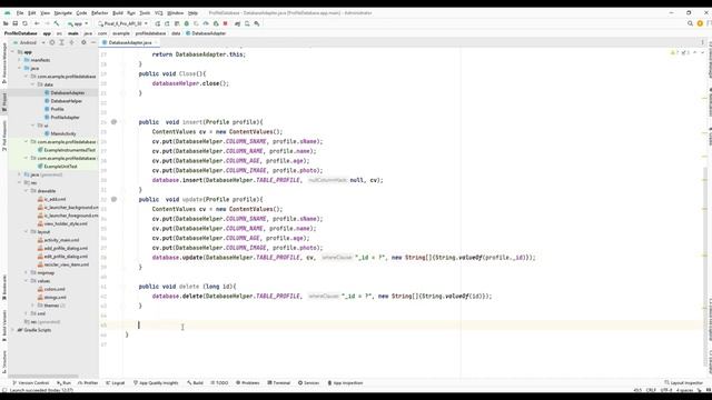 09 Создание DatabaseAdapter