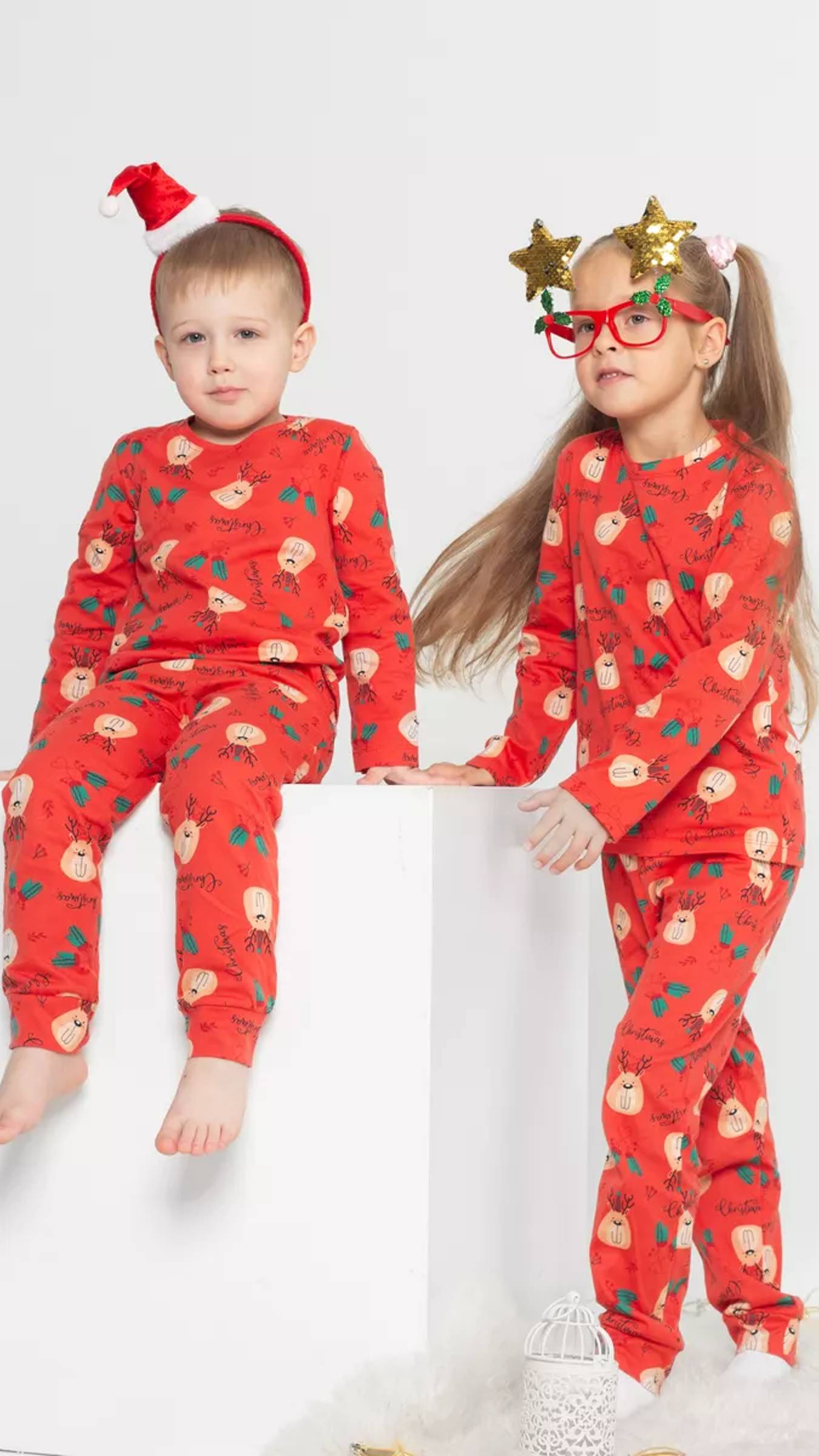 Красивая Детская пижама из хлопка! Новогодняя сказка от Домтрик.