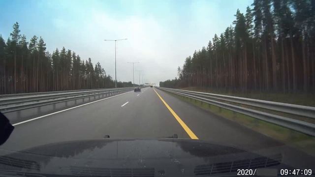 Санкт-Петербург - Москва по М11 октябрь 2020