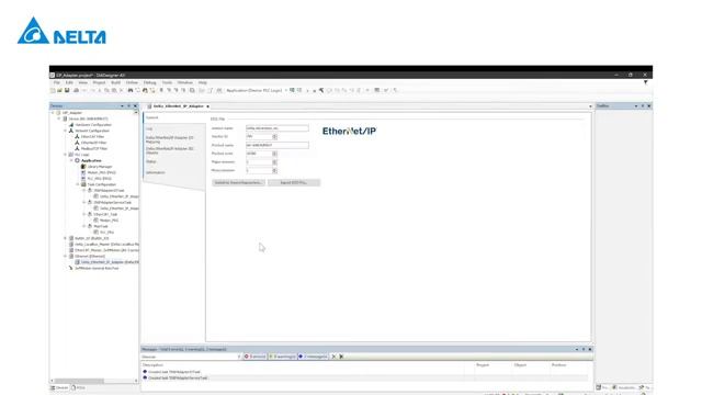 Delta PLC AX-308E Series Tutorial (8) - How to Establish the EIP Adapter