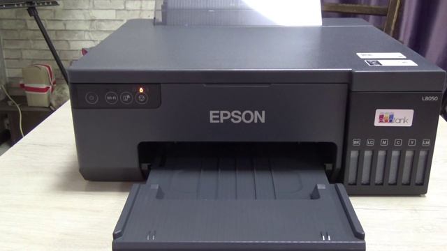 Принтер по параллельному импорту. Epson L8050, распаковка, заправка, прокачка чернил, настройка