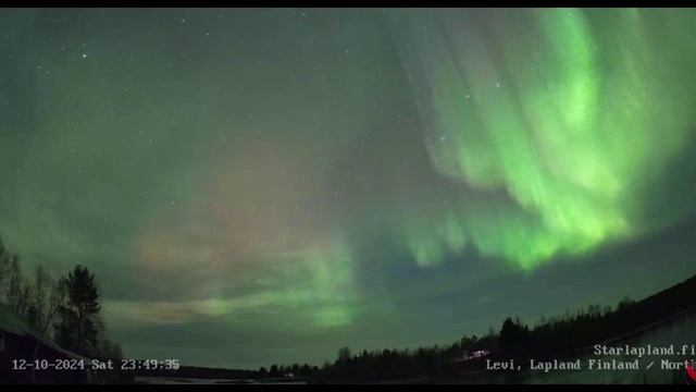 020. 2024-10-12  Northern Light Live Levi, Finland. North view