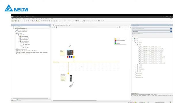Delta PLC AX-308E Series Tutorial (14) - How to Create the Ethercat Connection to ASDA-A2-E